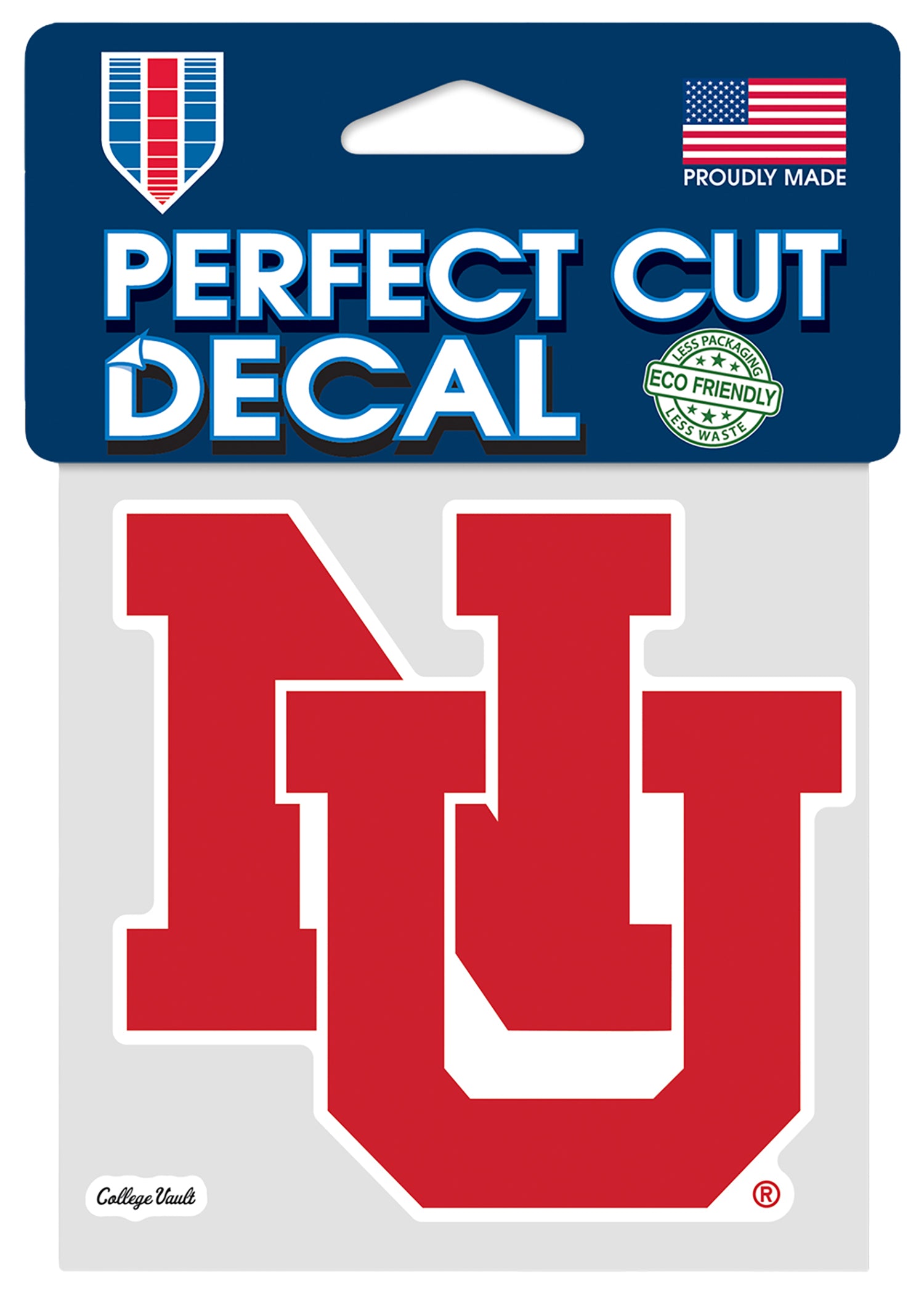 4x4 Perfect Cut Decal NU Nebraska Cornhuskers
